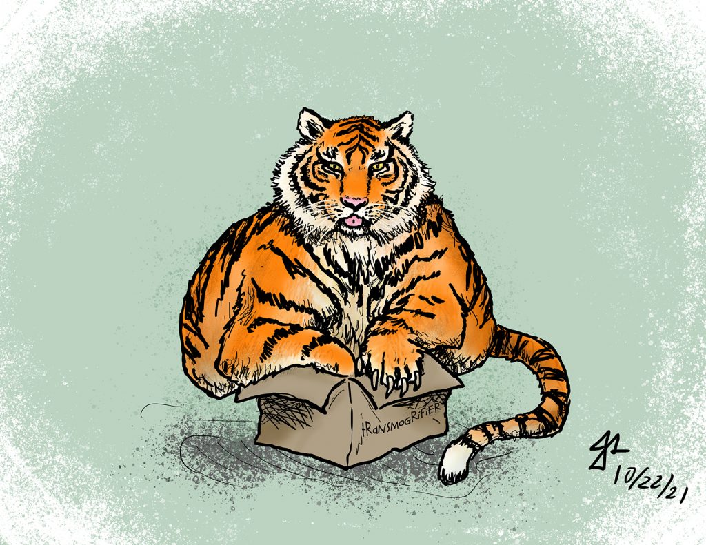 Tiger In A Box (Way Too Much Cat) – Justin Stenson
